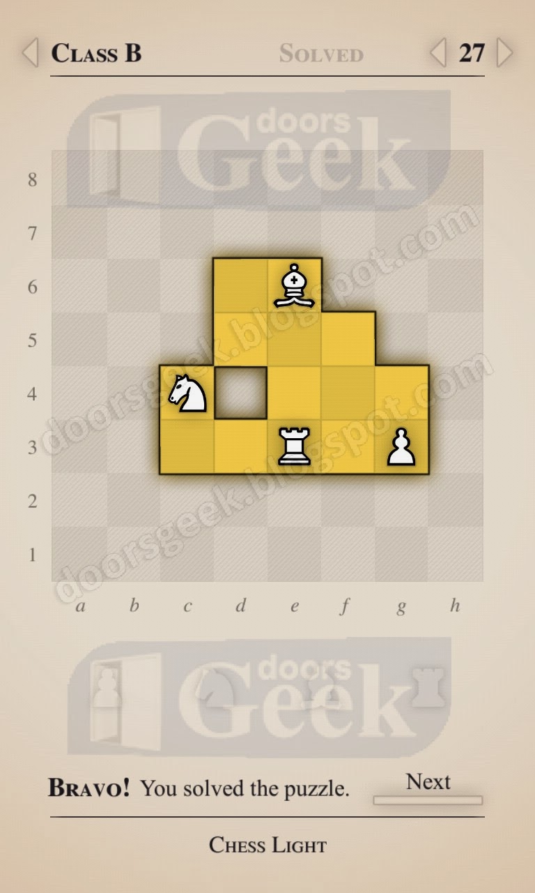 Chess Light [Class B] Level 27 ~ Doors Geek